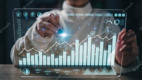 Premium Photo Analyst Working On Business Analytics Dashboard With
