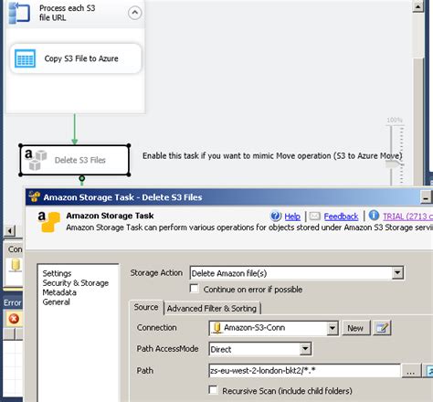 Ssis Copy Amazon S Files From Aws To Azure Zappysys Blog