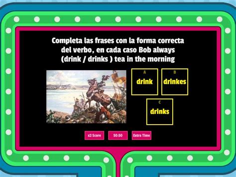 Present Simple Gameshow Quiz