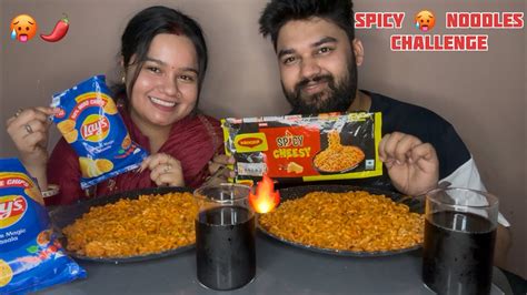 Eating Spicy 🥵 Noodles Challenge Challenge Video Eating Show Youtube