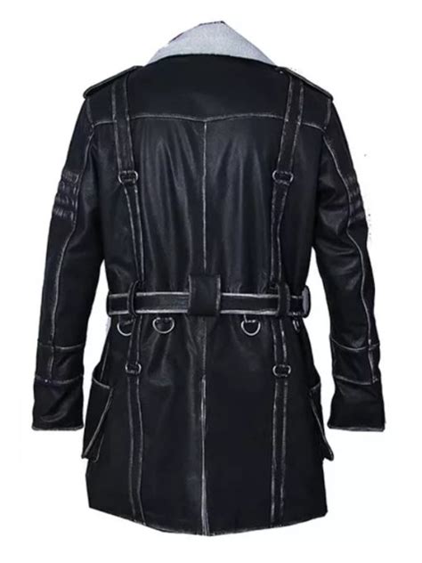 Fallout 4 Coat Elder Maxson Black Leather Coat