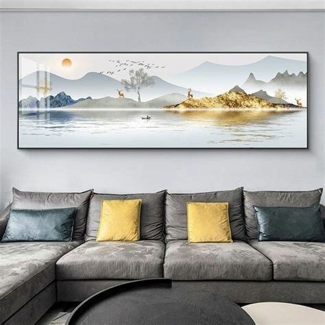 풍경화 거실 액자 그림 작품 벽화 캔버스 풍경 예술 창문 벽걸이 티몬
