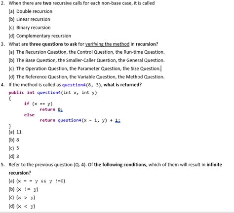 Solved 2 When There Are Two Recursive Calls For Each Chegg Com
