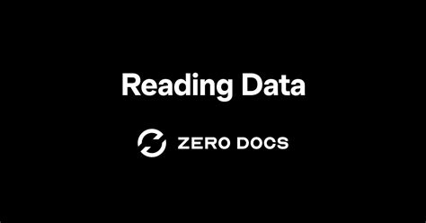 Reading Data
