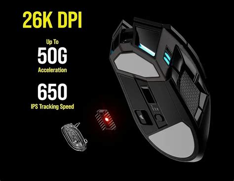 עכבר גיימינג אלחוטי Darkstar Rgb קורסר Corsair באג
