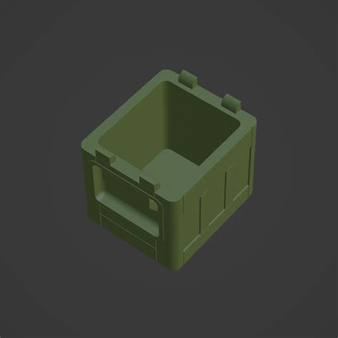 🤏 Hq Crate System Si Utility Crate Small 3 Panel ・ Stl File For 3d Printing・cults