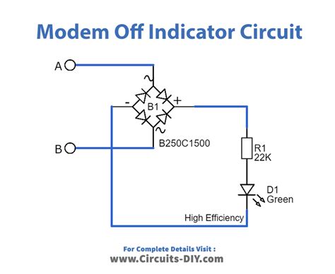 Modem Off Indicator Circuit
