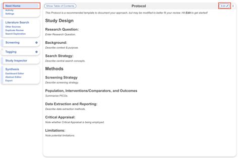 Nest Protocol Nested Knowledge