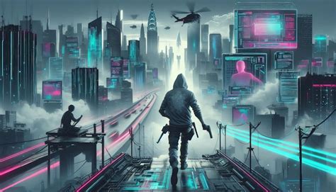 Premium Photo AI Dystopia Hacker Prodigys Revolt