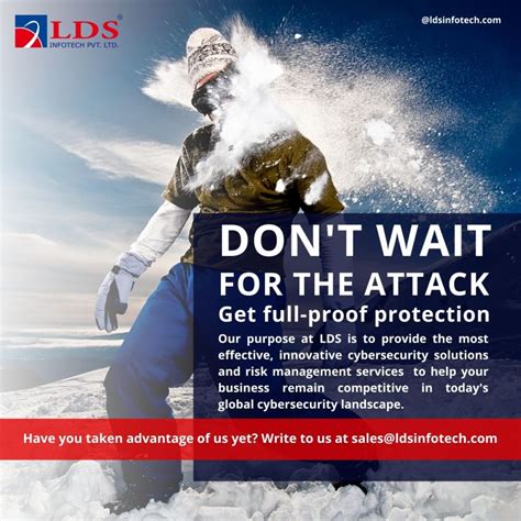 Lds Infotech Pvt Ltd On Linkedin Cybersecurity Riskmanagement Ldsinfotech