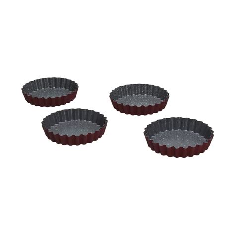 Sweet Cherry Set 4 Tarts Molds 10cm