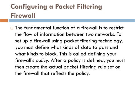 PPT Firewall Technologies PowerPoint Presentation Free Download ID 2396859