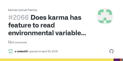 Does Karma Has Feature To Read Environmental Variables In Karma Tests