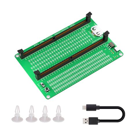 AOOOWER Memory Test Card Notebook DDR RDIMM UDIMM Memory Tester Tool With LED Light Tester