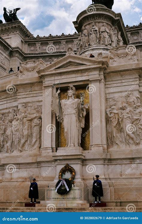 El Altar De La Patria En Roma Italia Imagen De Archivo Editorial