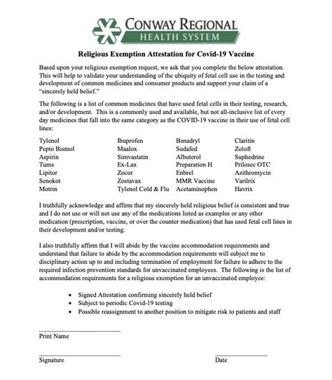 Examples Of Religious Exemption Letters What Counts As A Valid