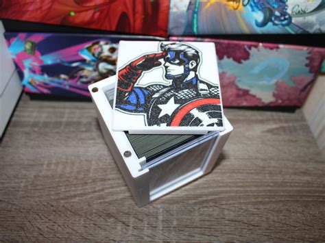 Caja para mazos de MTG Commander Showcase Capitán América por Westly MakerWorld