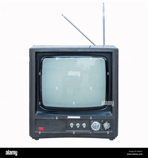 Old Tv Set Black And White Hi Res Stock Photography And Images Alamy