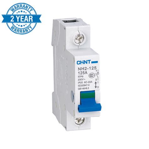 Chint Nh2 1 Pole 125amp Isolator Best Prices Shop Online