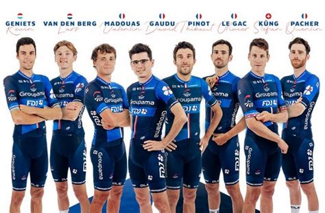 Tour de France Gaudu Pinot L équipe Groupama FDJ sur le Tour