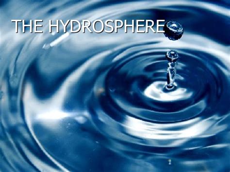 8th Grade Hydrosphere Quiz