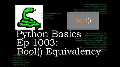 Python Basics Tutorial How To Test Equivalency Without Double Equals Cool Python Trick