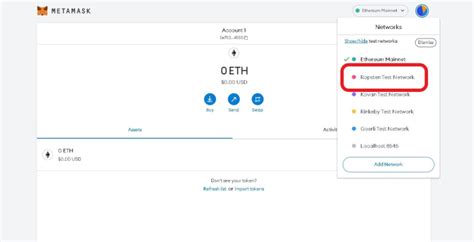 How To Add Tokens To The Test Network Metamask