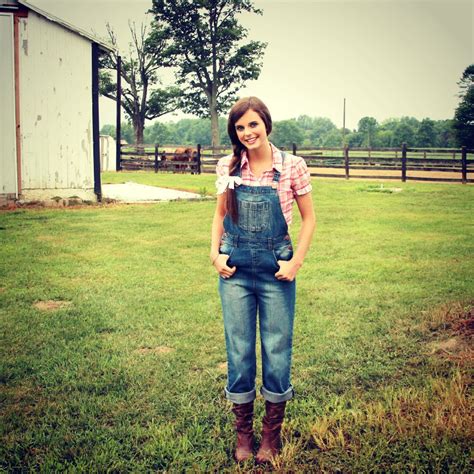 Girls Wearing Denim Overalls 120912