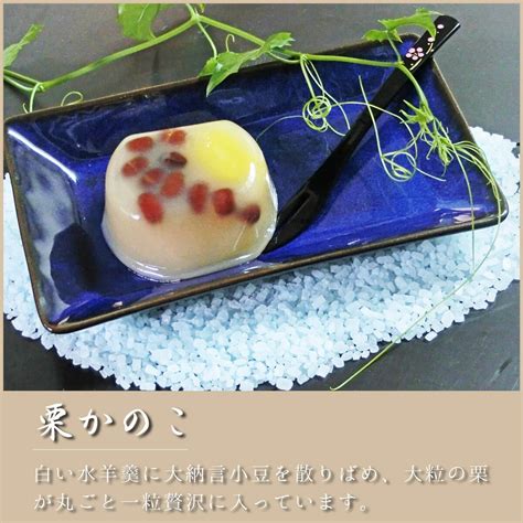 父の日ギフト 「水羊羹 涼さらり 3種6個入り」 詰め合わせ 和菓子お取り寄せ土産プレゼント進物 播磨奉菓匠 六萬石