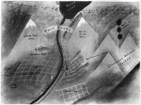 Twin Peaks Character Map
