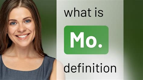 Mo Meaning Of MO YouTube
