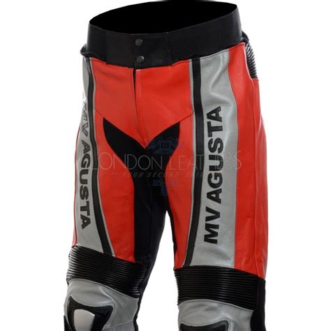 Mv Agusta Classic Leather Biker Trouser