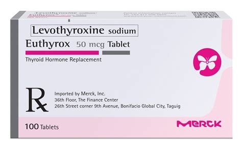 Euthyrox Levothyroxine Sodium 50mcg 1 Tablet [prescription Required