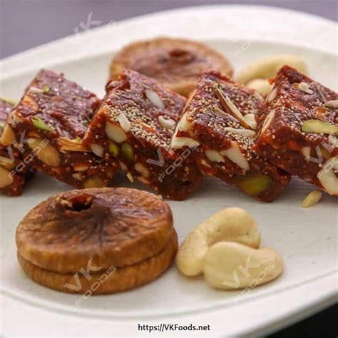 Anjeer Barfi V K Foods
