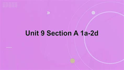 英语 Unit 9 My Favorite Subject Is Science Section A 1a 2d 2023 2024学年