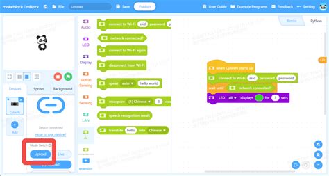 14 How To Use Iot Blocks Case 2 Makeblock Help Center