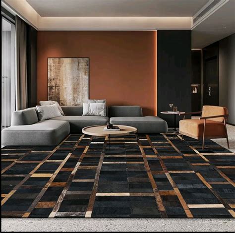 Ковёр из коровьих шкур Luxury Patchwork в интернет-магазине Ярмарка ...