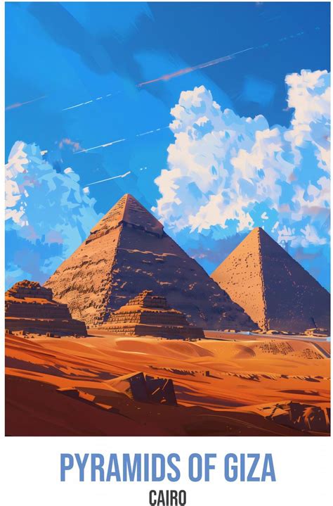 Zakito Posters Plakat X Cm Pyramids Of Giza Cairo Opinie I