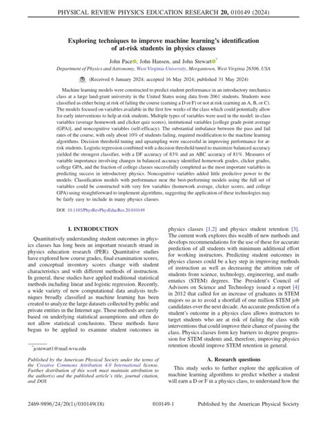 pdf exploring techniques to improve machine learning s identification