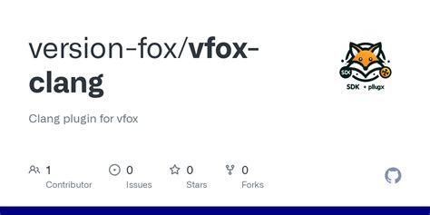 Github Version Fox Vfox Clang Clang Plugin For Vfox