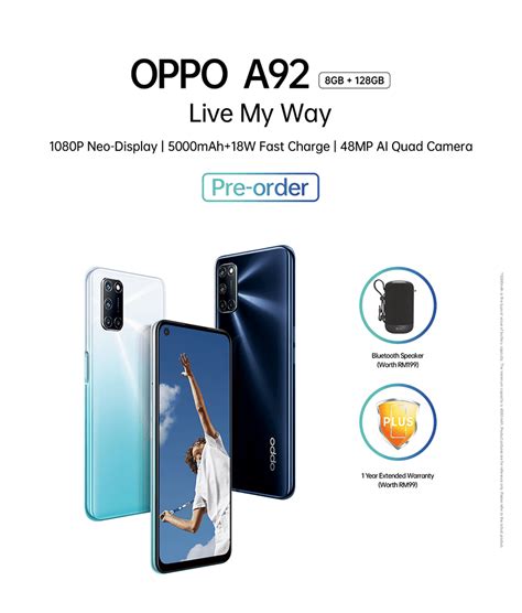 OPPO A92 With A Punch Hole Screen SD665 And Stereo Speakers Now Official In Malaysia