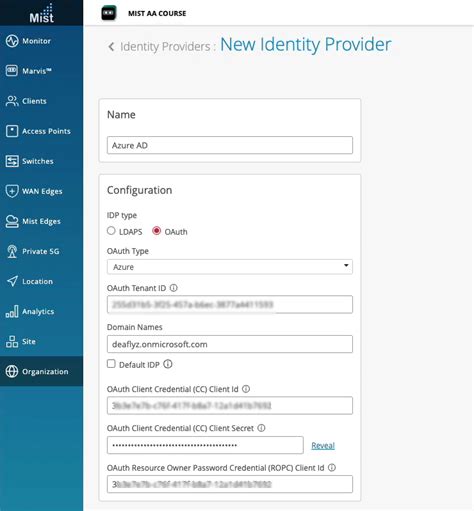 configure certificate based eap tls authentication with azure idp