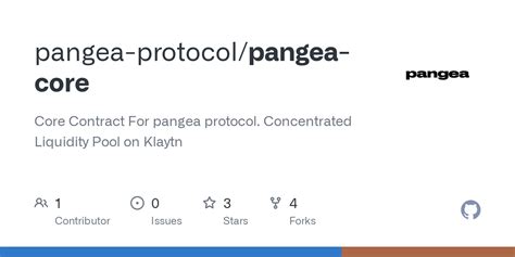 Github Pangea Protocolpangea Core Core Contract For Pangea Protocol