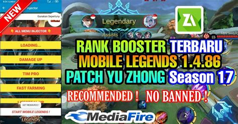 CARA CEPAT WIN STREAK MOBILE LEGENDS DENGAN SCRIPT RANK BOOSTER AUTO