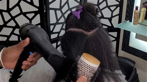 Detangle Blow Out Scalp Greasing Youtube