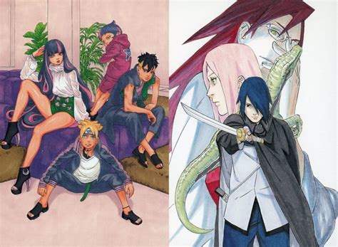 駿河屋 【買取】表紙イラスト ポストカードセット 「コミックス Boruto Naruto Next Generations 19