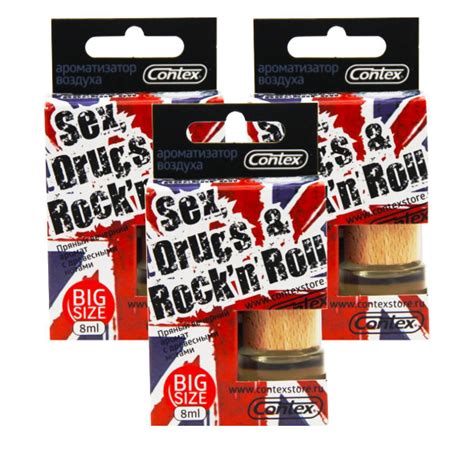 Contex Ароматизатор автомобильный Sex Drugs Rockn Roll подвеска 8