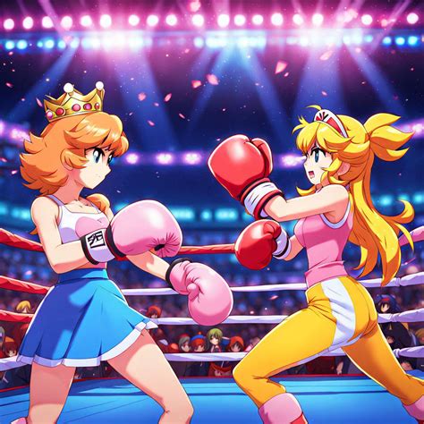 Princess Daisy Vs Princess Peach By Theshyman606 On Deviantart