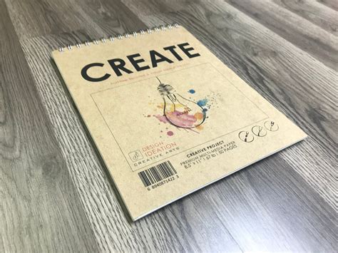 Design Ideation Create Wire Bound Sketchbook Multi Media 8 5 X 11