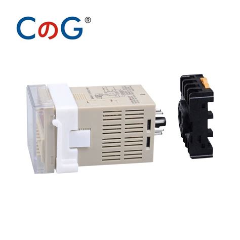 ★cg dh48s s programmable double time delay relay repeat cycle spdt with